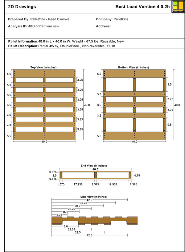 48x40" GMA Pallets | Largest Pallet Manufacturer & Supplier